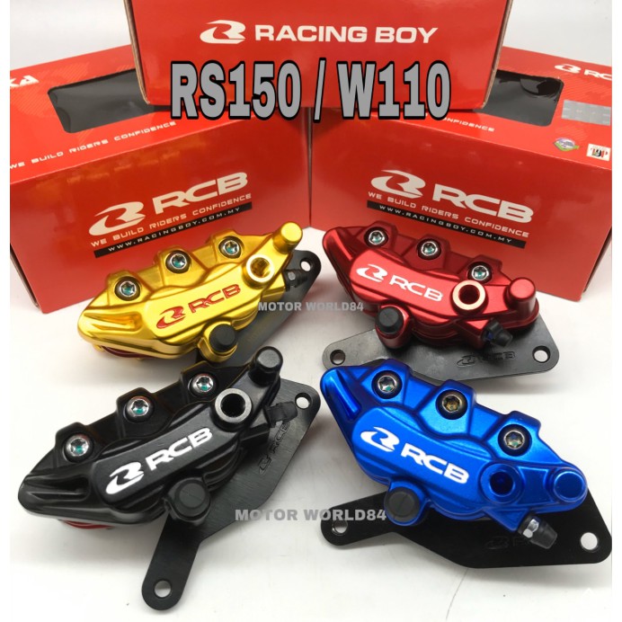 CALIPER RCB FRONT RS150 / WAVE110 S SERIES RACING BOY | Shopee Philippines