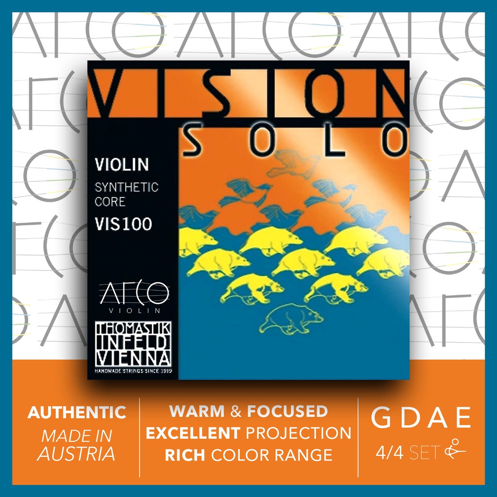 Authentic VISION SOLO by Thomastik Infeld violin string set | ARCO ...