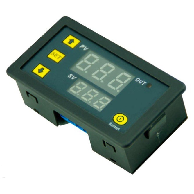Tm1 12V Dual Display Cycle 0-999 Hours Timing Delay Timer Relay Module LED Digital | Shopee ...