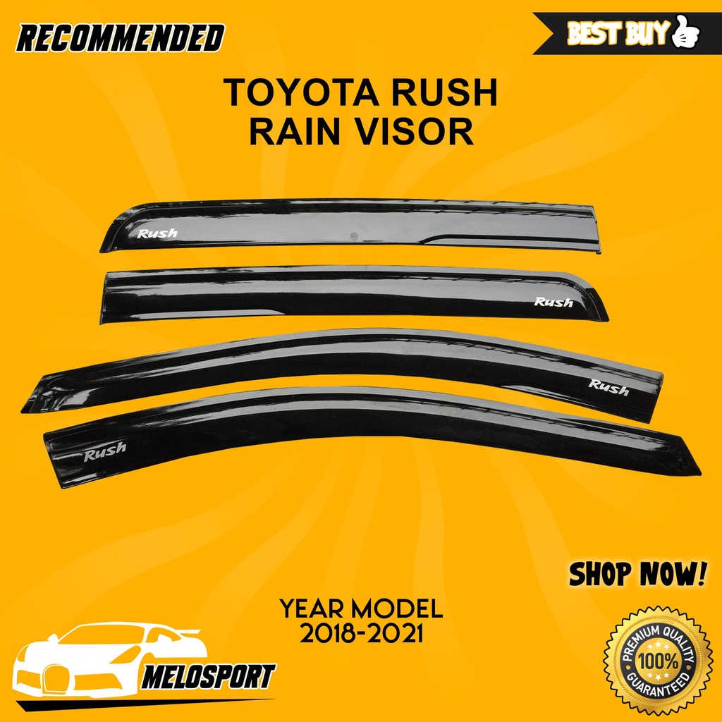 Toyota Rush Rain Visor OEM (2018-2021) | Shopee Philippines