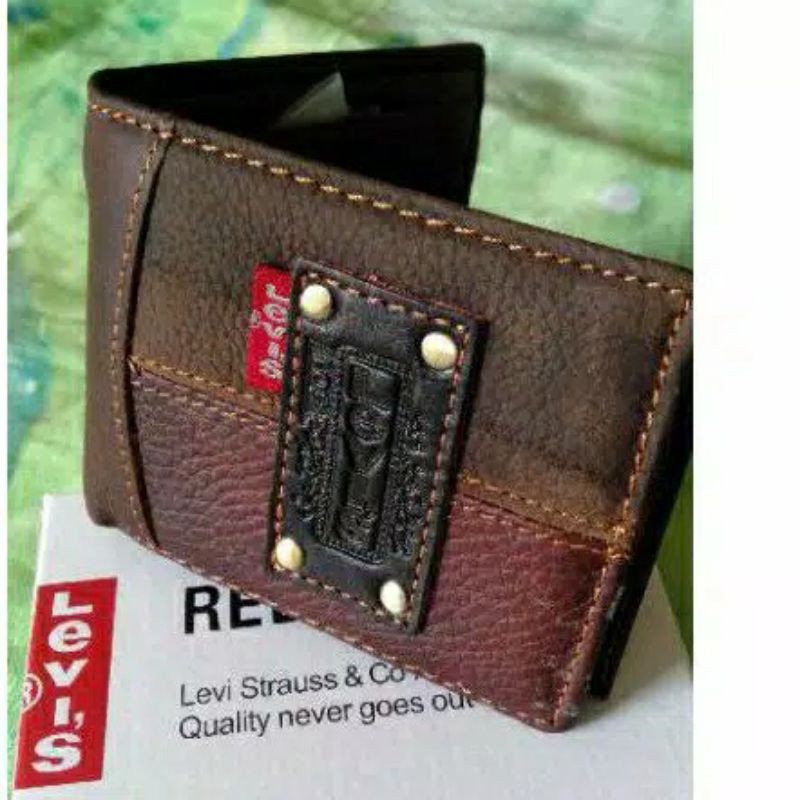 Levi's Soft 100% Cowhide Genuine Men's Leather Wallet | Shopee Philippines