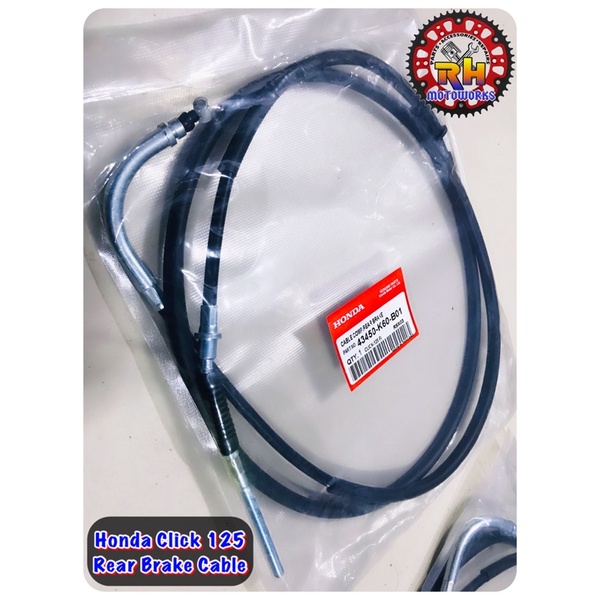 Honda Click 125 Rear Brake Cable HONDA GENUINE PARTS | Shopee Philippines