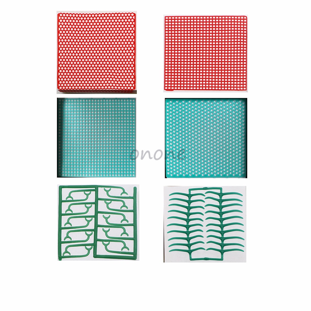 1 Box Dental Wax Mesh Wax Net Round Hole Square Grid Clasp Shape Wax ...