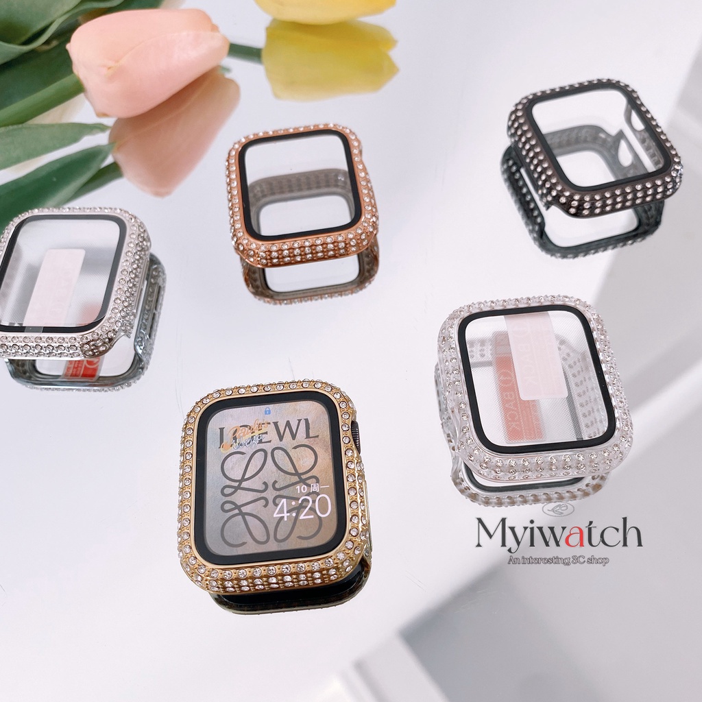 Watch cover+Tempered glass For Apple watch 46mm 41mm 45mm 44mm 42mm ...