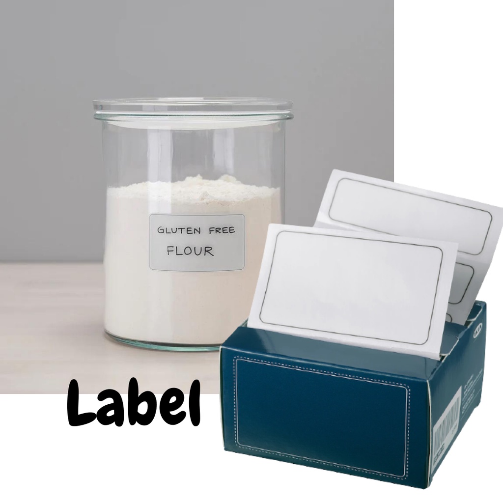 Ke@ label Sticker, label Sticker, clear bag, 50 pcs | Shopee Philippines