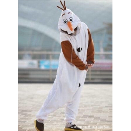 Anime Frozen Olaf Costume for Adult Women Olaf Costume for Kids Boy ...
