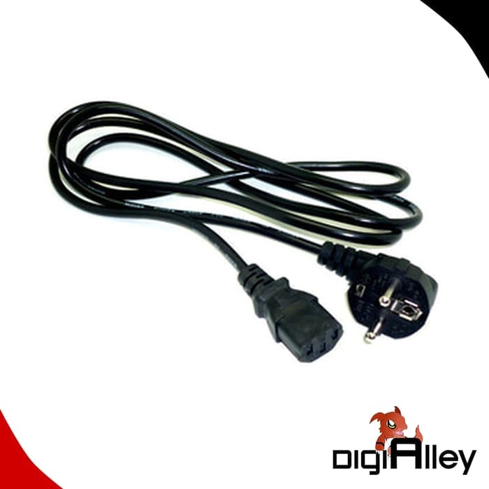 Tp High Quality Thin 3-Pin Computer PC Power Cable | Shopee Philippines