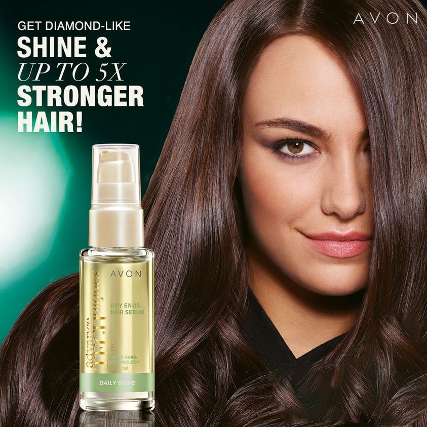 Avon Advance Techniques Daily Shine Dry Ends Serum 30ml | Shopee ...