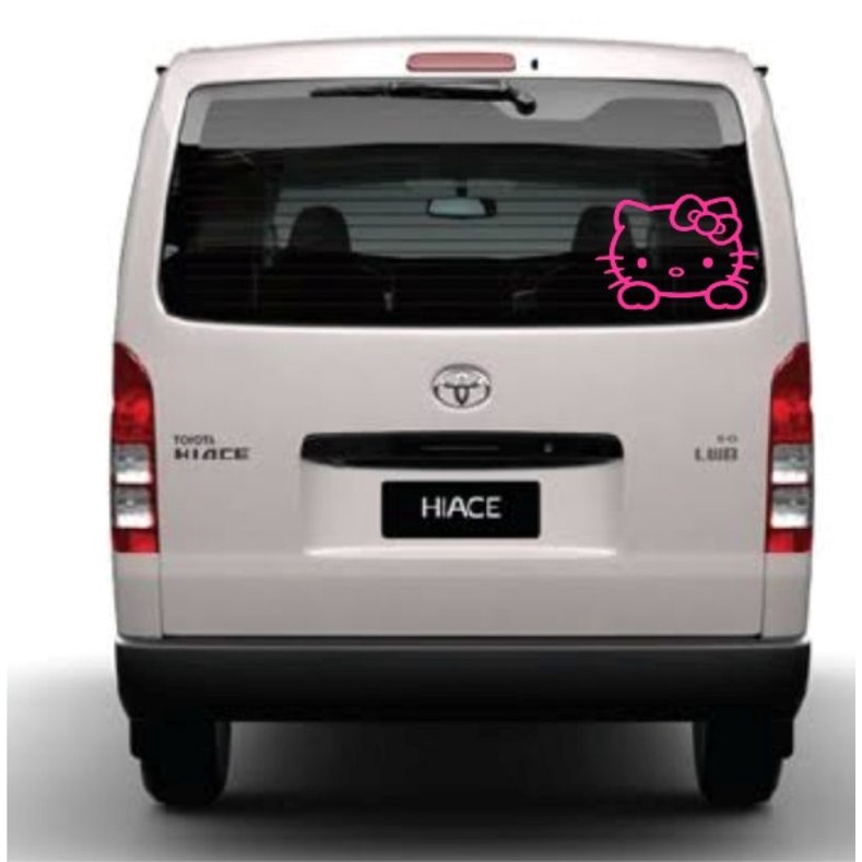 Toyota Hiace Car Sticker Hello Kitty Design | Shopee Philippines