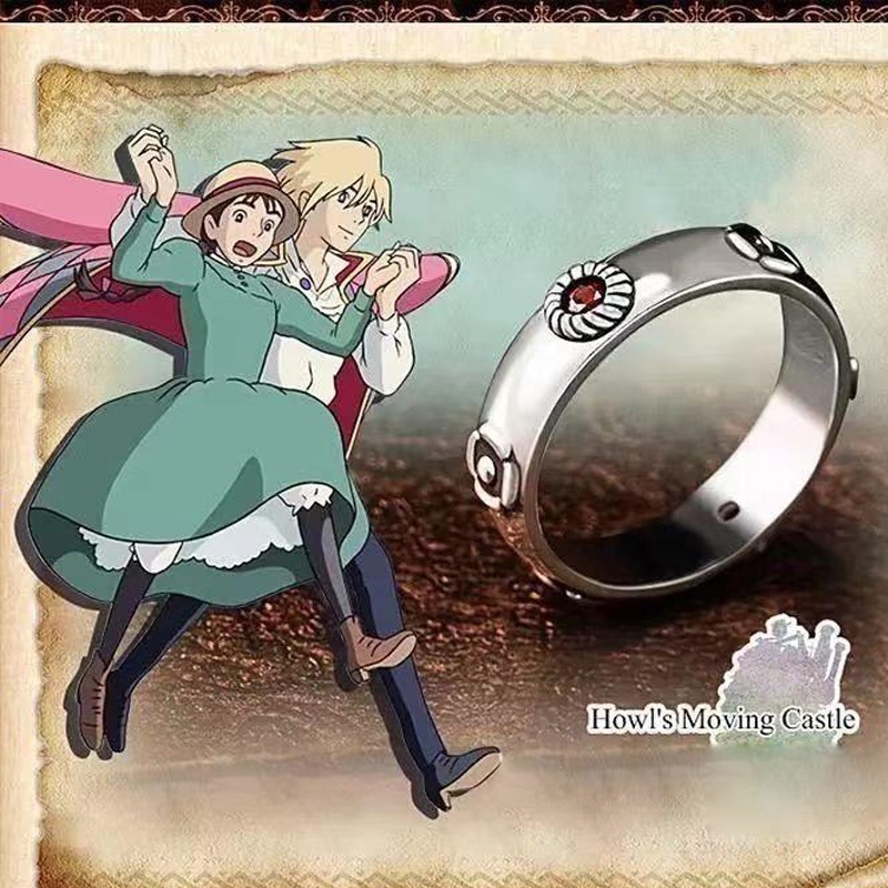Studio Ghibli Howl's Moving Castle Ring Hayao Miyazaki Howl Sophie ...