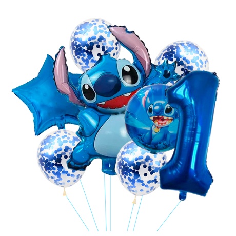 Lilo & Stitch foil balloons 1st birthday party decorations kids ballon ...