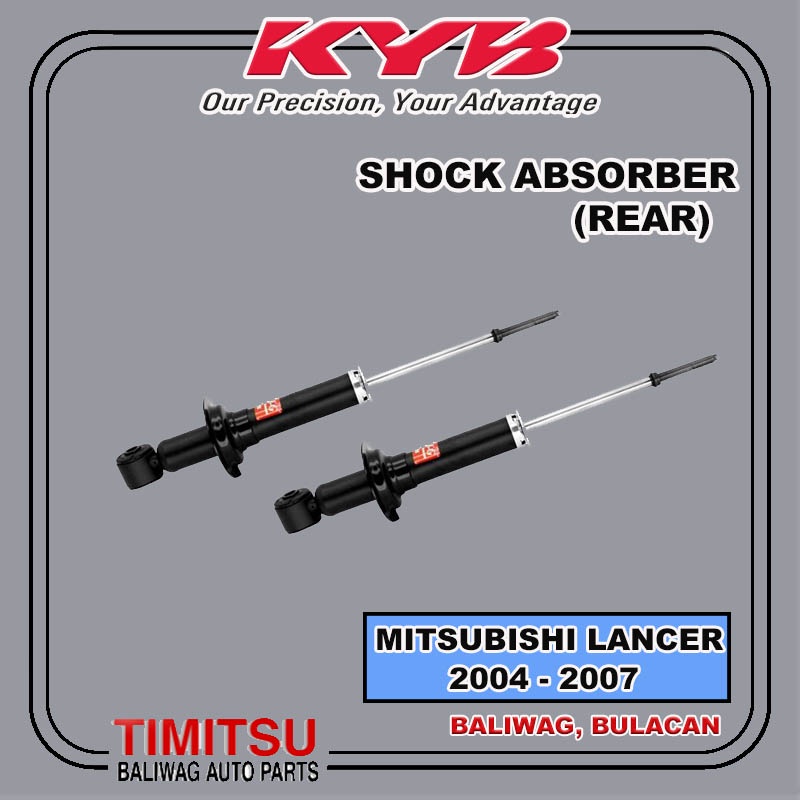 SHOCK ABSORBER REAR SET MITSUBISHI LANCER ALL 2004-2007 PART NO. 341368 KYB | Shopee Philippines
