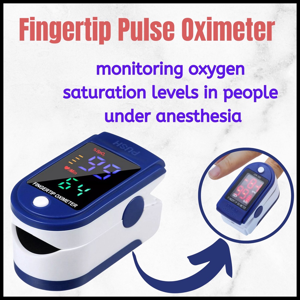 Home LED Digital Finger PR Monitor Fingertip Pulse Oximeter Heart Rate ...
