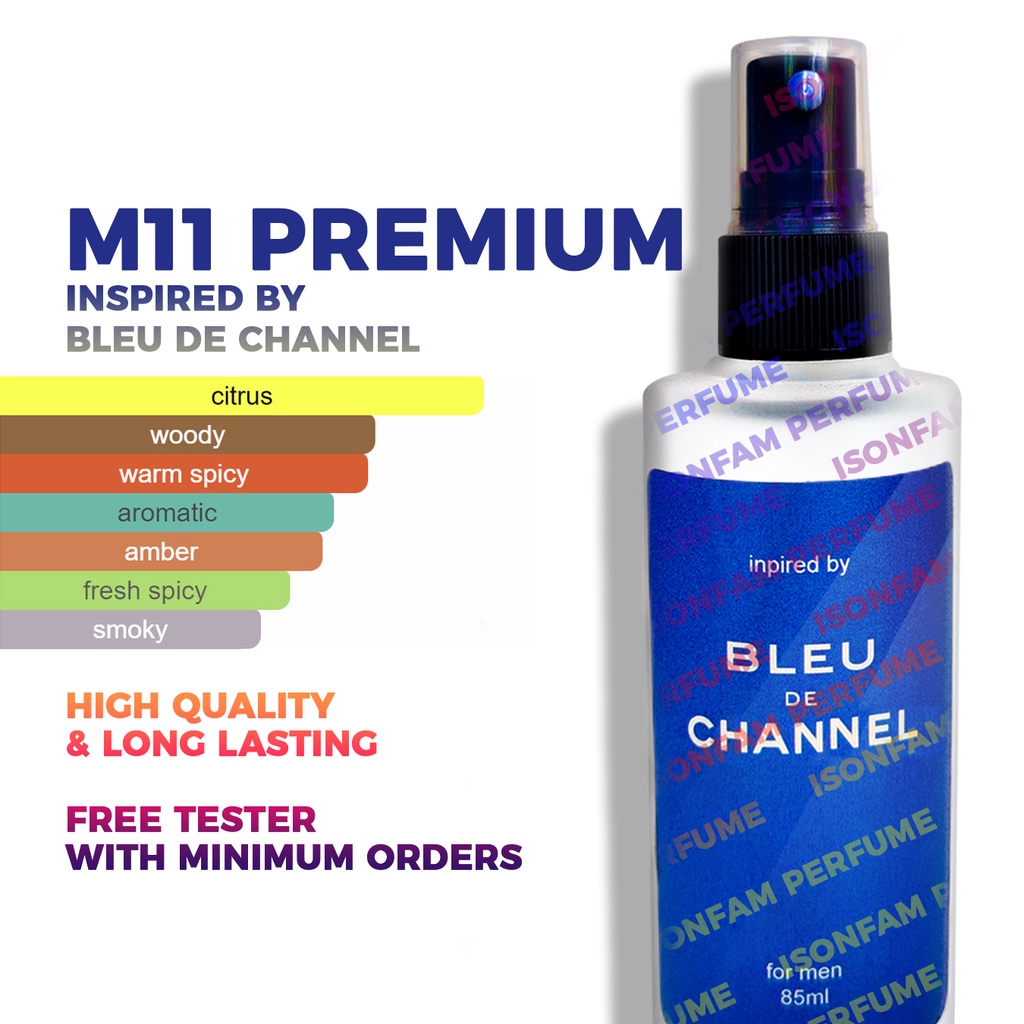BLEU DE CHAN NEL ) Perfume Inspired Scent for Men Oilbase 85ml Bottle ...