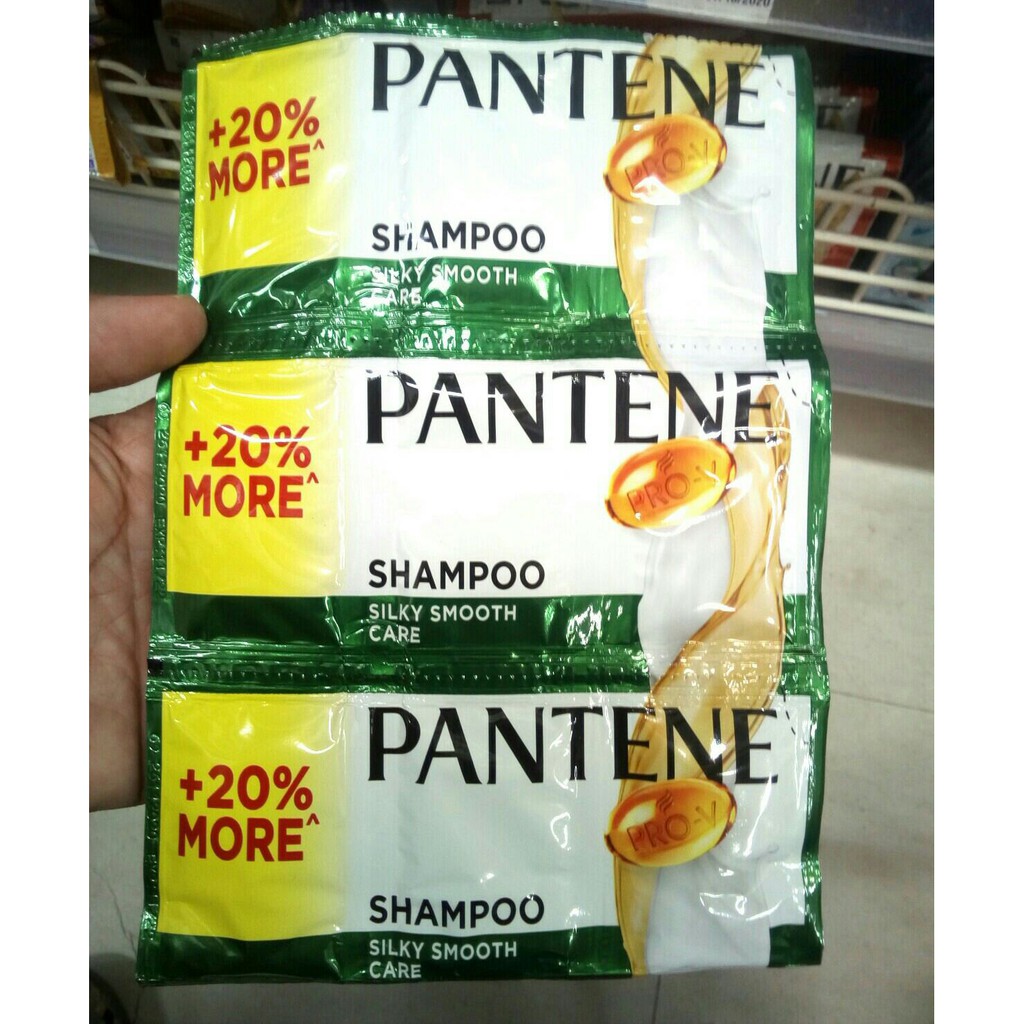 Pantene Shampoo Sachets sold per 1 dozen (12ml x 12 sachets) | Shopee ...