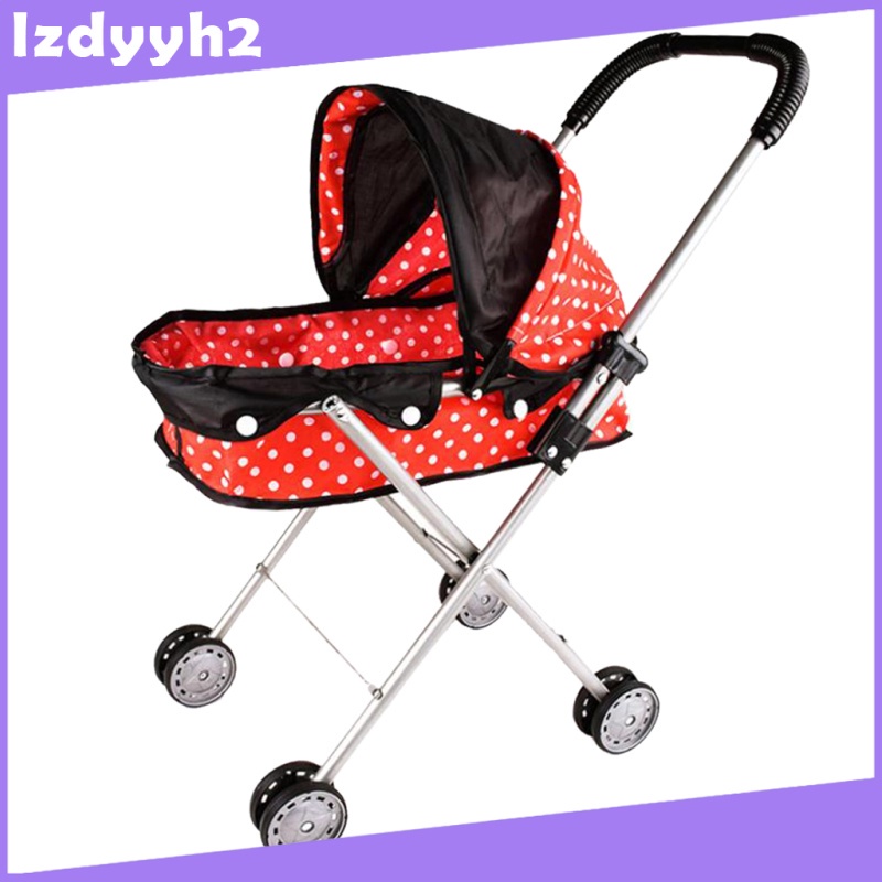 Dolls Pushchair Kids Pretend Role Play Toys Blue | Shopee Philippines