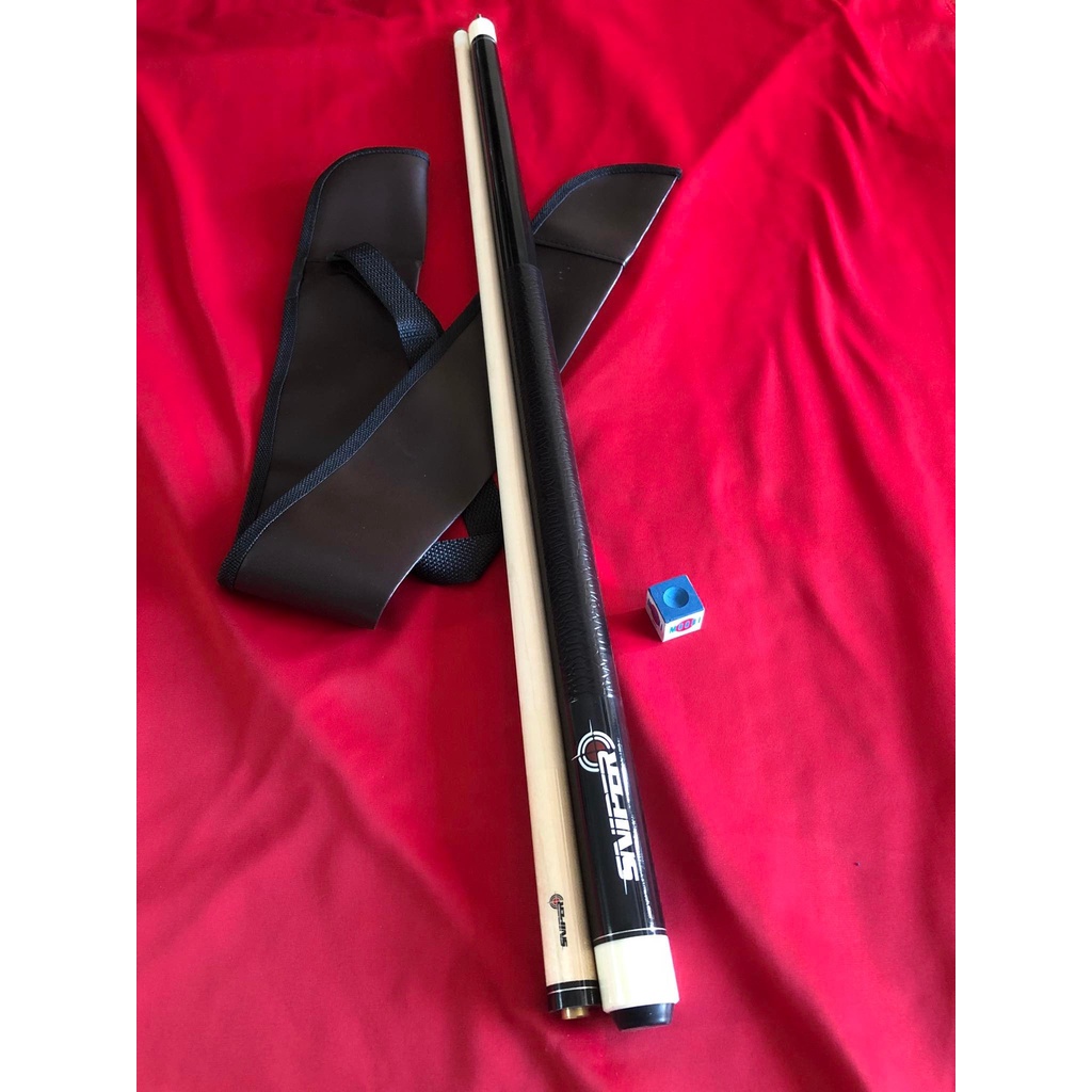 Radial Sniper billiard cue stick (black) with free softcase / tako ng ...