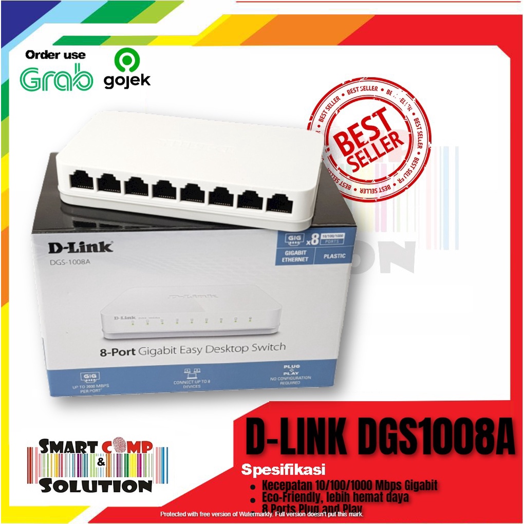 Gigabit 8 Port Switch - DLINK D-LINK DGS1008A / DGS-1008A / DGS 1008 A | Shopee Philippines