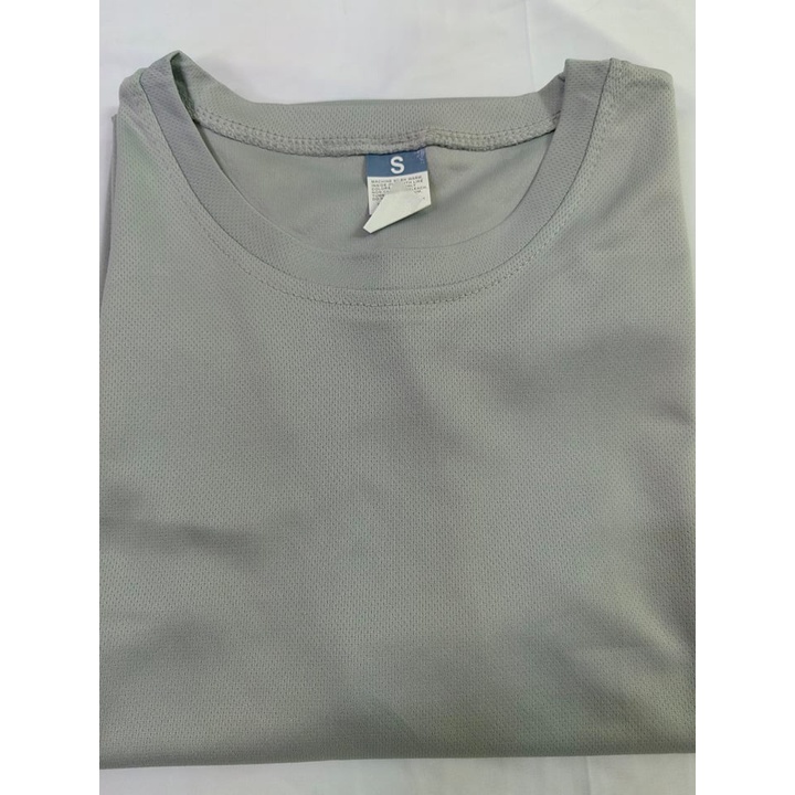 DRIFIT ASH GRAY T-SHIRT ROUND NECK PLAIN UNISEX | Shopee Philippines