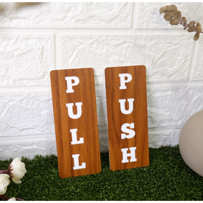 Sign Board Push Pull Acrylic | Shopee Philippines