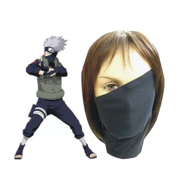Anime Naruto Face Mask Kakashi Veil Mask Naruto Hatake Kakashi ...