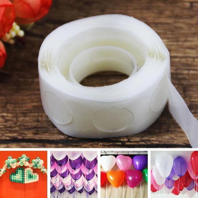 Balloon Tape Glue Dots 95dots - 100dots (190cm) gluedots 827xx | Shopee ...