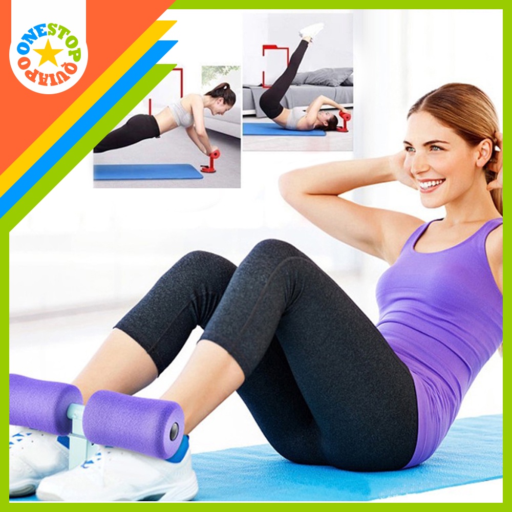OSQ Non Slip Thick & Soft Exercise Yoga Mat & Waist Abdomen Fitness Sit ...