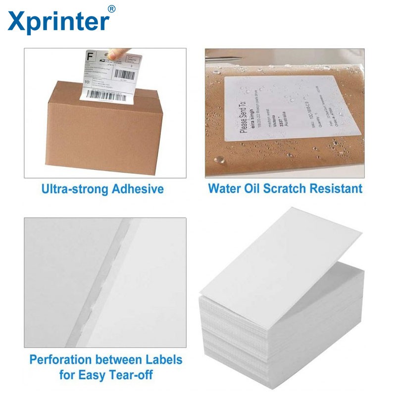 A6 Direct Thermal Sticker Label for Shipping Label (500 labels) High ...