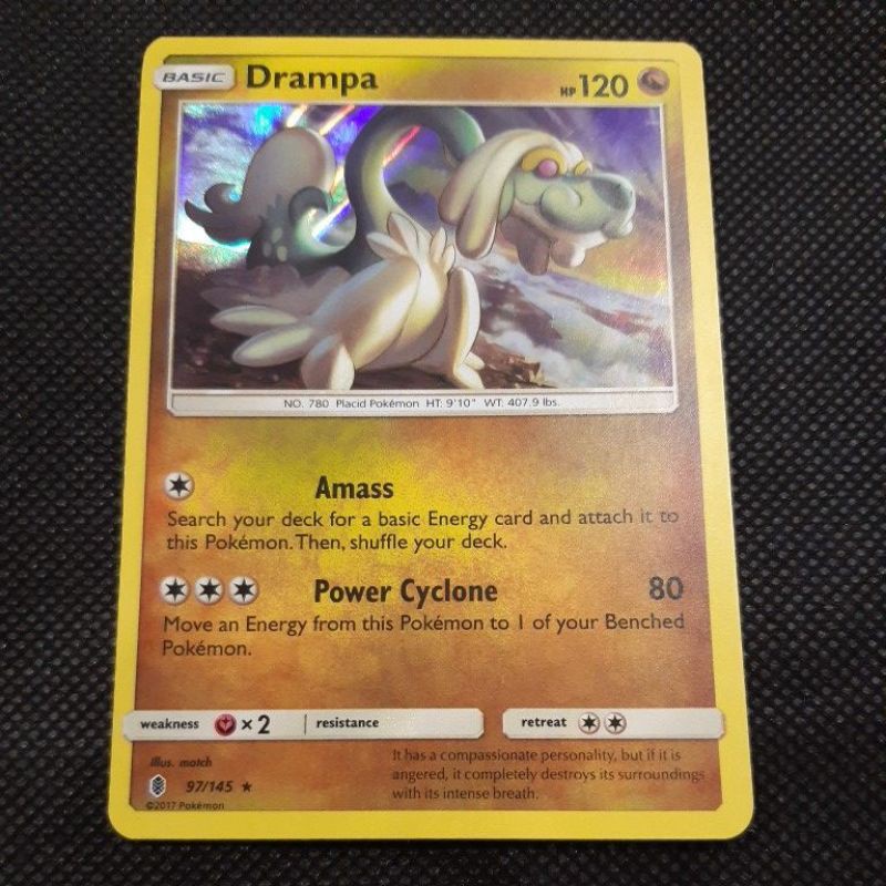 Pokemon Card TCG : Drampa 97/145 (HOLO Pokemon Card | Shopee Philippines