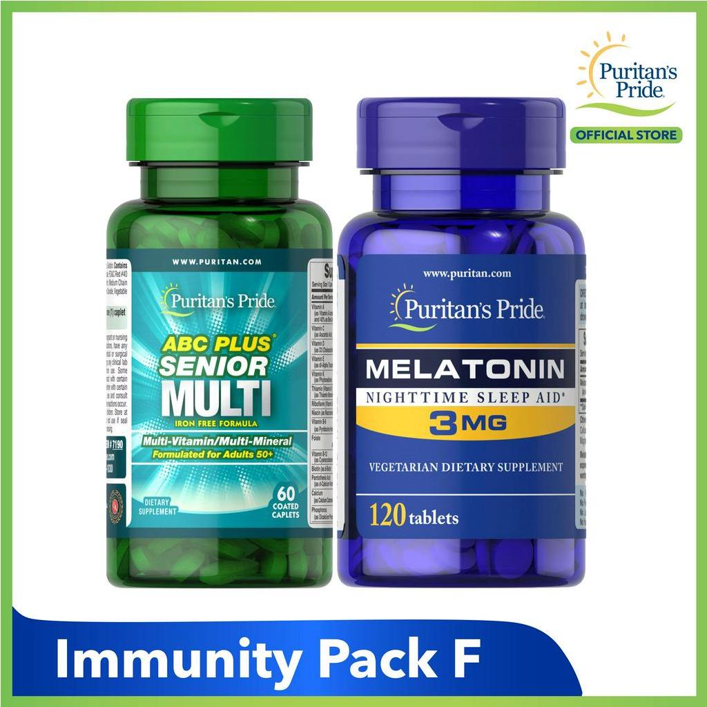 Senior Immunity Bundle ABC Senior Multivitamins Zinc 60 caplets ...