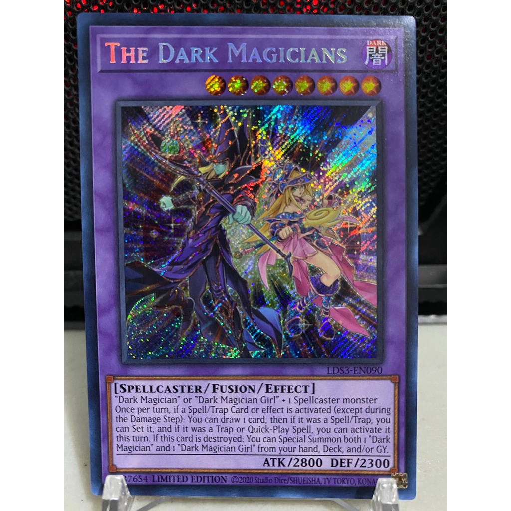 The Dark Magicians - LDS3-EN090 - Secret Rare 1st Edition | Shopee ...
