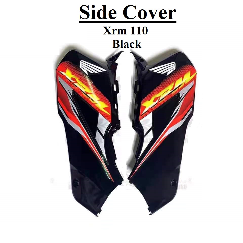 Side Cover For Xrm 110 (Red/Blue/Black/White) | Shopee Philippines