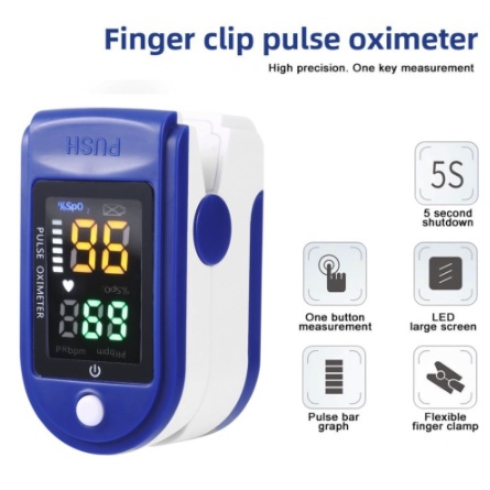 Portable Finger Pulse Oximeter Pulse Oximeter Clip Preventive Pulse ...