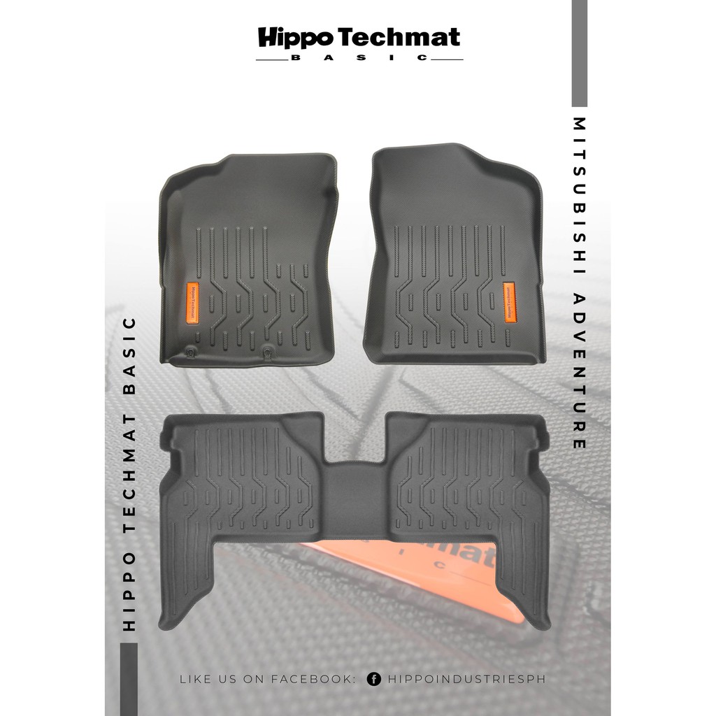 Miitsubishi Adventure 1997-2018 Matting - Hippo Techmat Basic | Shopee ...