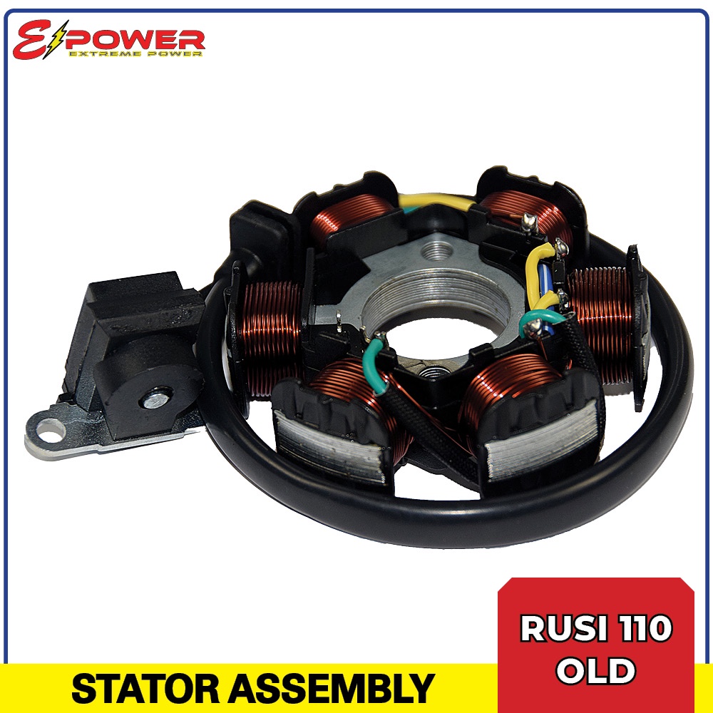 E-Power Magneto Stator Coil Assembly for Rusi 110 Old / New | Shopee ...