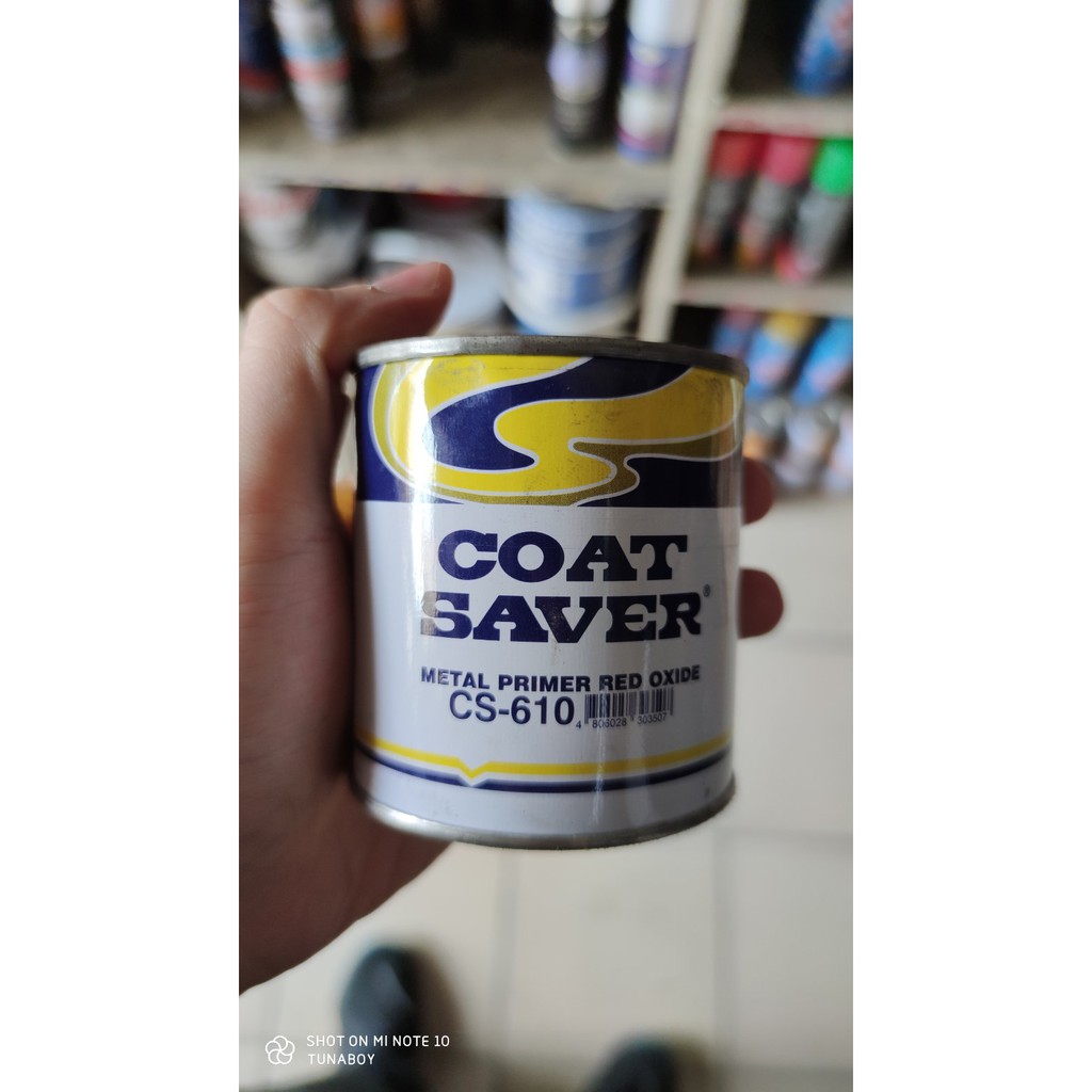 Coat Saver 1/4Liter Red Oxide Metal Primer CS610 | Shopee Philippines