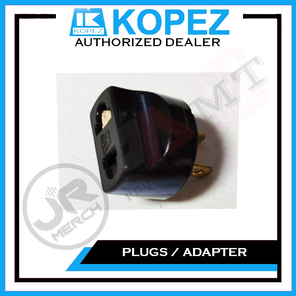 Kopez KM Conversion Plug with Flat Pin - Brown, 3A-250V (KM2017FB ...
