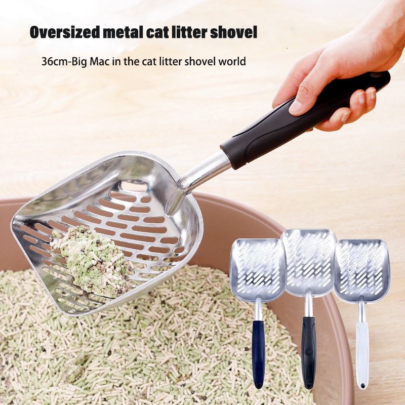 Cat Litter Scoop Big Metal Litter Scoop for Kitty Sifter with Deep ...