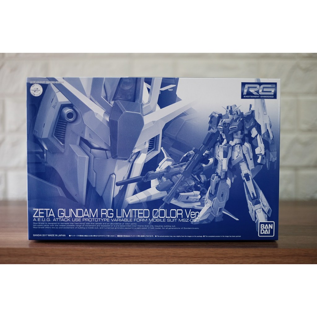 RG Zeta Gundam Limited Color Ver. PBANDAI | Shopee Philippines