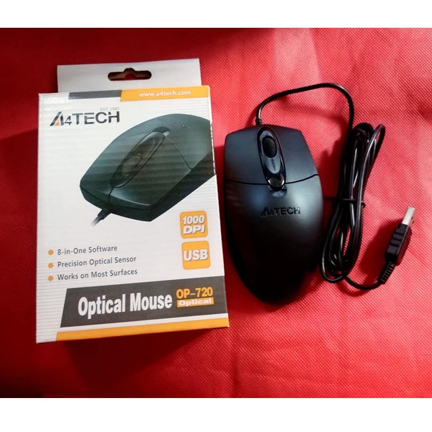 A4TECH OPTICAL MOUSE WHEEL (USB ) | Shopee Philippines