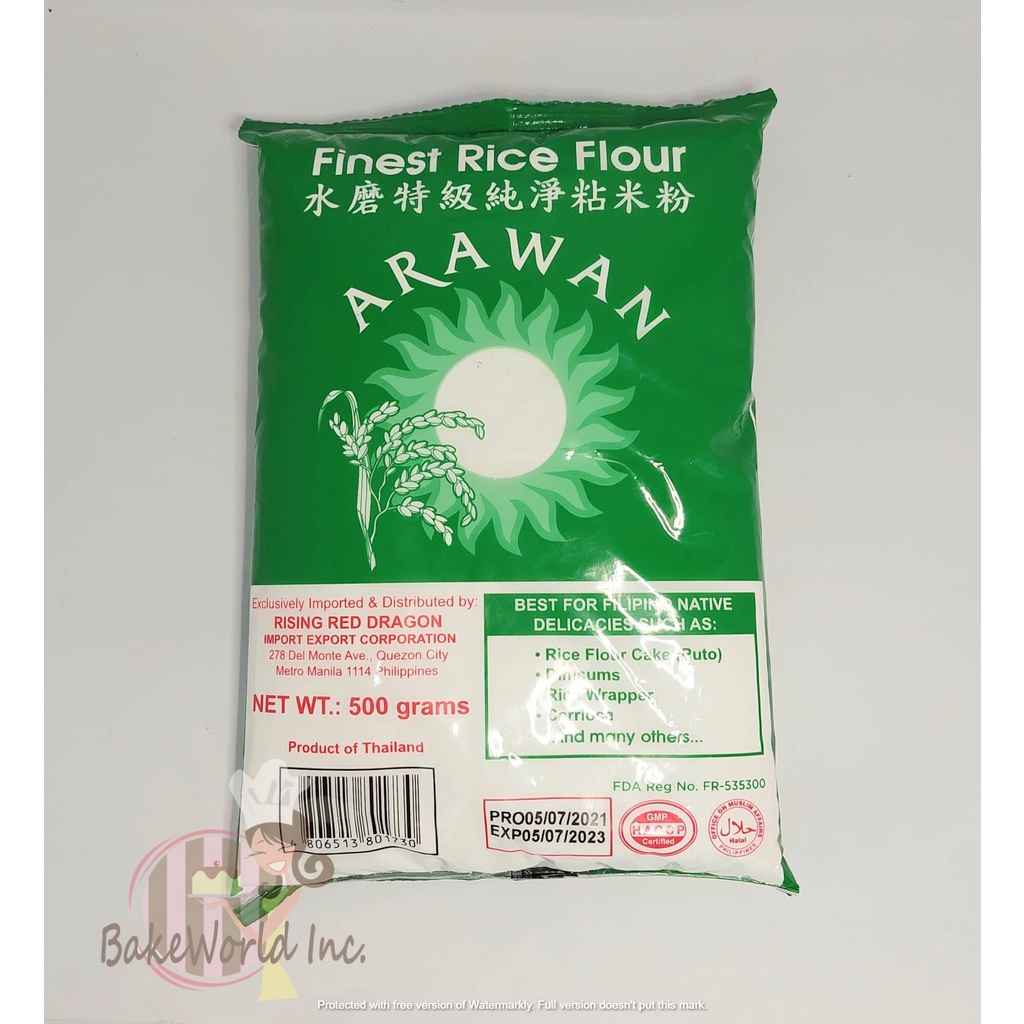 Arawan Glutinous Rice Flour & Rice Flour 500g | Shopee Philippines