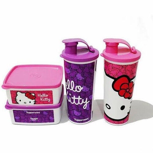 Tupperware Hello Kitty Breaktime Set ( Limited Edition ) Lunch Box ...