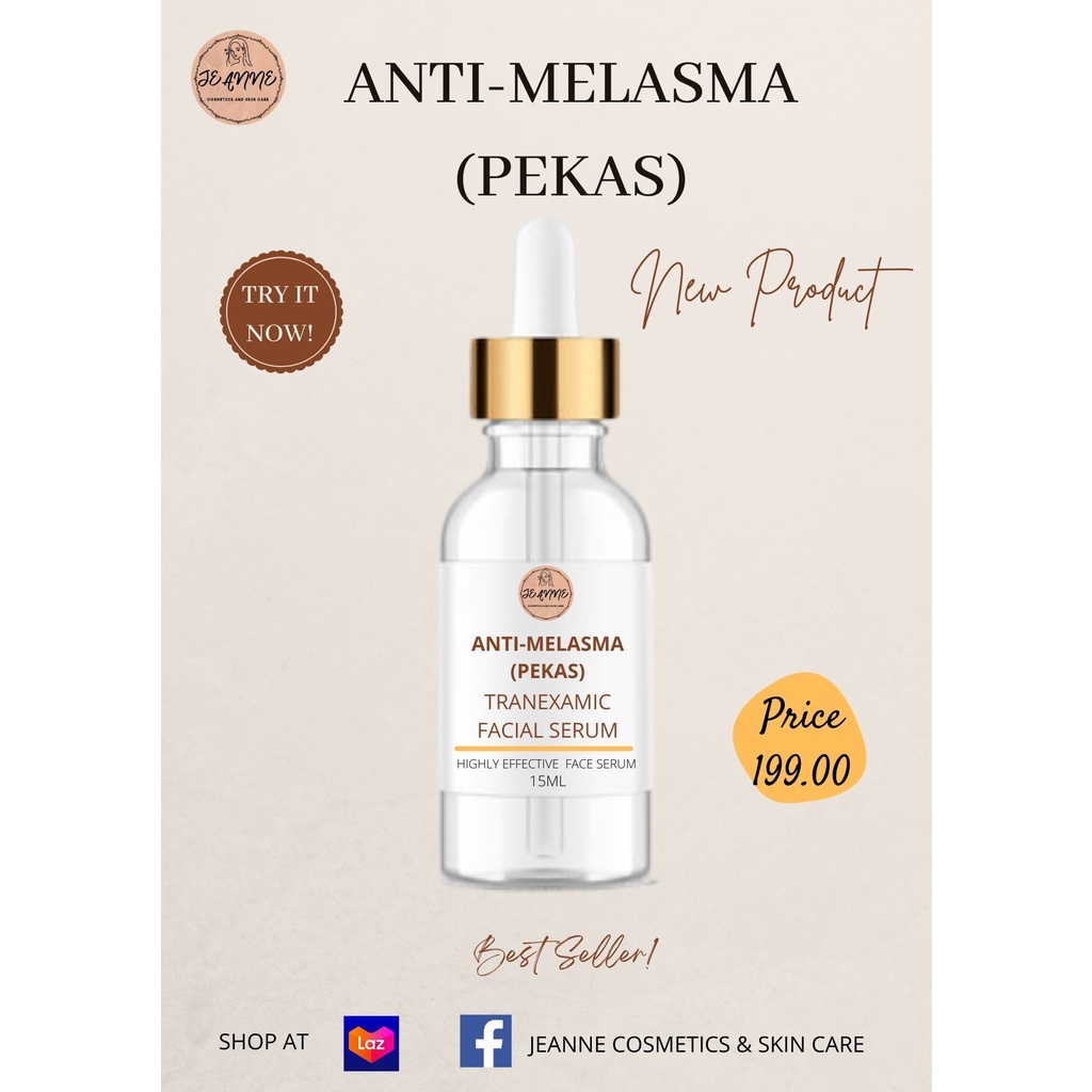 ANTI-MELASMA (PEKAS) TRANEXAMIC SERUM | Shopee Philippines
