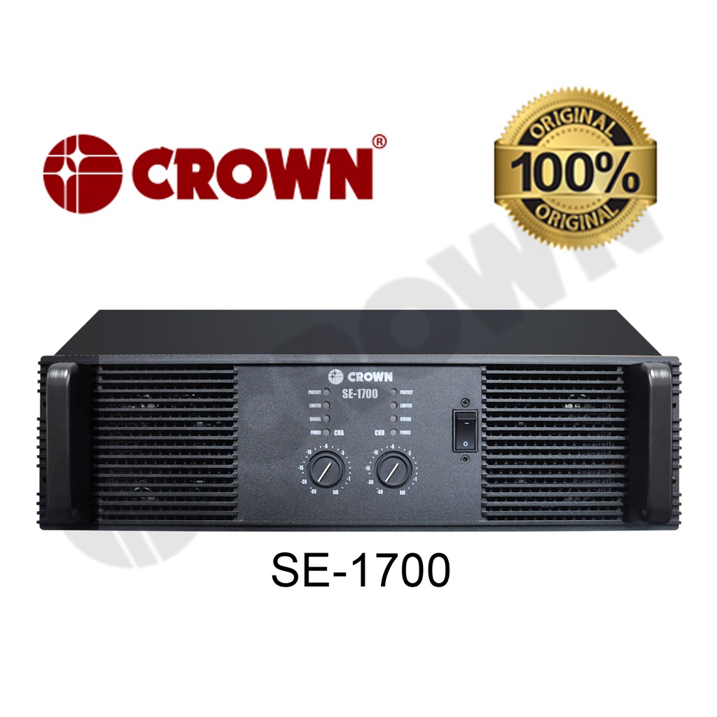 SE-1700 CROWN PROFESSIONAL POWERED-AMPLIFIER SUB ENHANCED SERIES ...