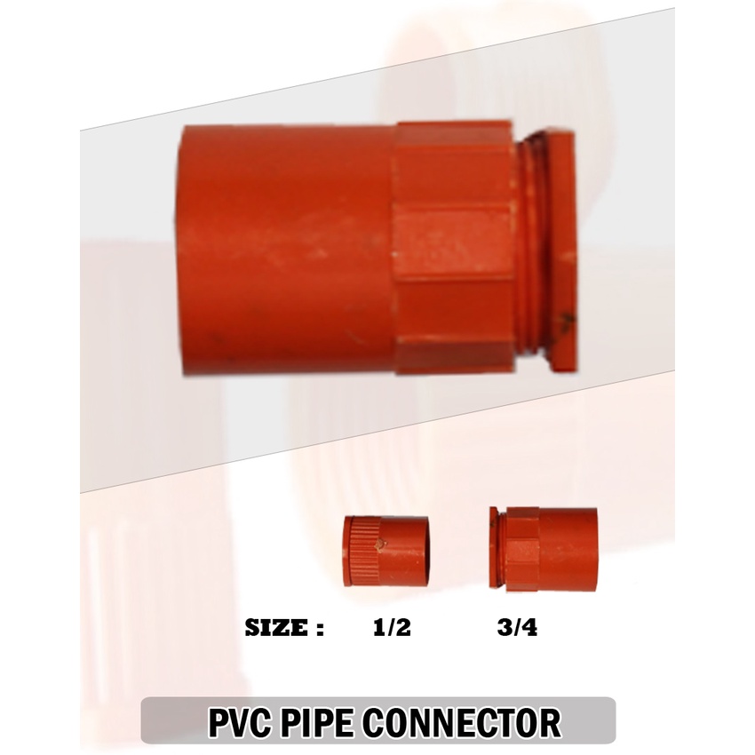 PVC FLEXIBLE CONNECTOR 1/2 , 3/4 ORANGE | Shopee Philippines