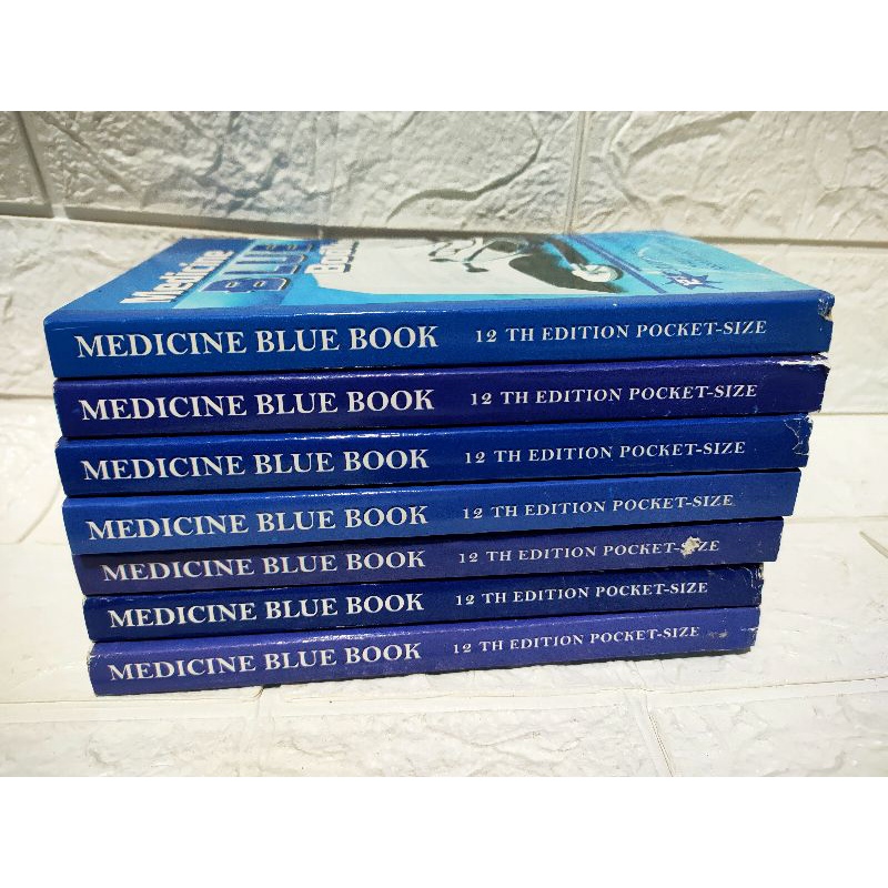 MEDICINE BLUE BOOK 12th ed Pocket Size by Doc Willie Ong and Doc Anna ...
