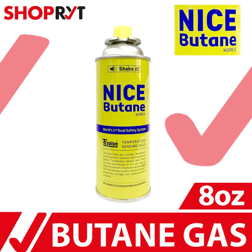 NICE Butane Gas Cartrige 8oz ( 227g) | Shopee Philippines
