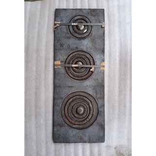 PUGON LUTUAN CAST IRON STOVE PLATE 3 HOLE & STOVE DOOR | Shopee Philippines