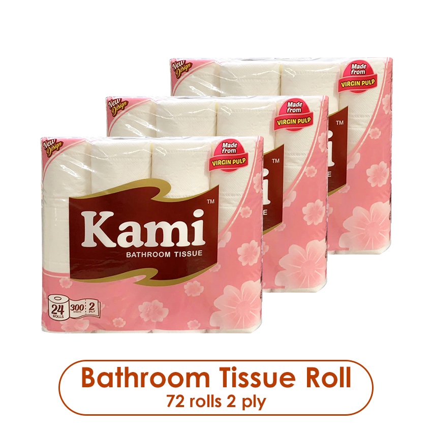 Kami Bathroom Tissue 3 Packs (24 Rolls per pack) | Shopee Philippines