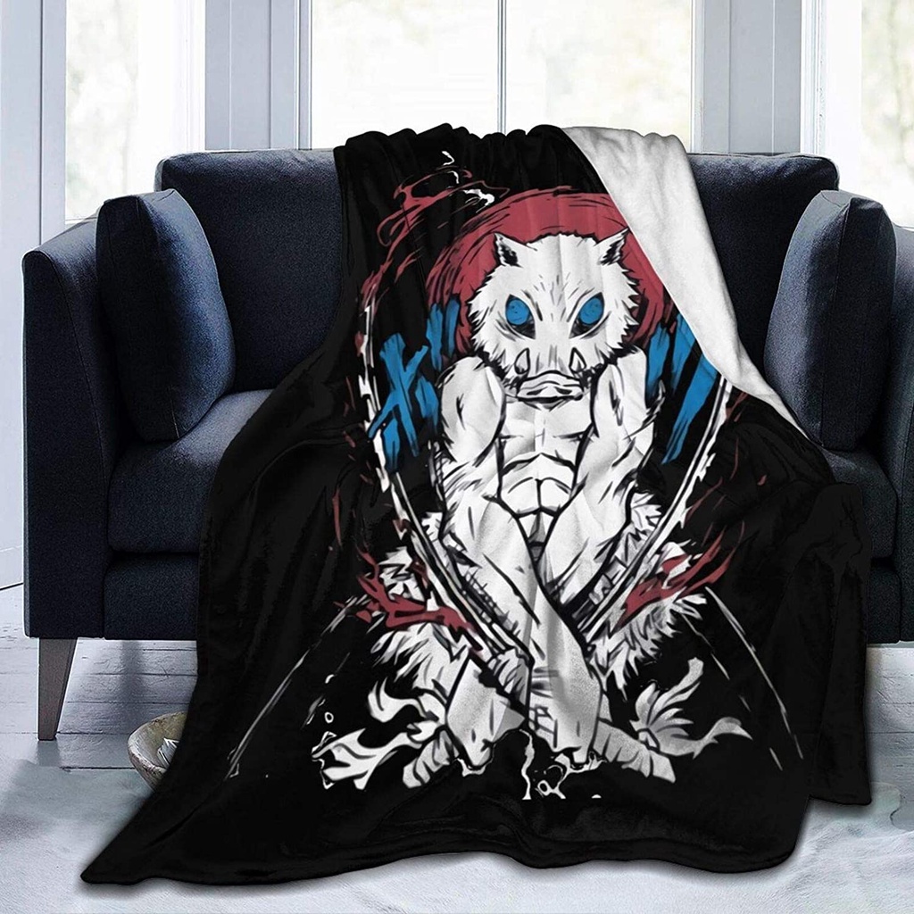TYTE Flannel Throw Blanket Anime Demon Slayer Inosuke 4 For Kids Adults ...